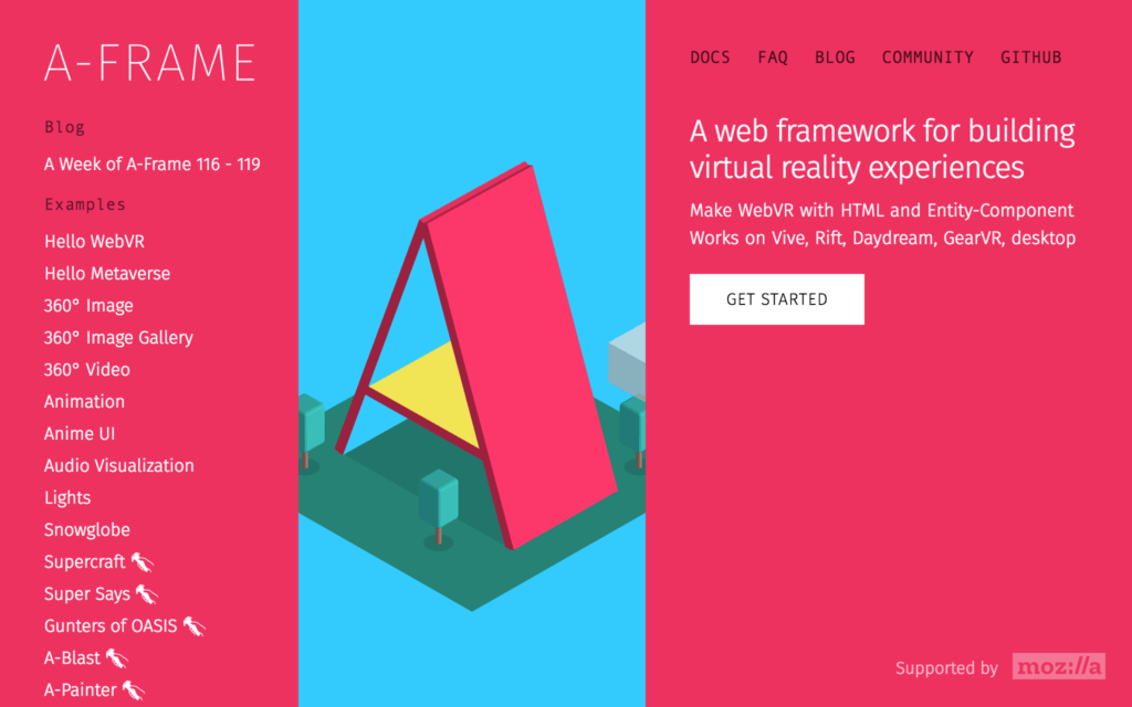 【A-Frame】UnityなしではじめるOculus Go VR開発入門 – cmblog